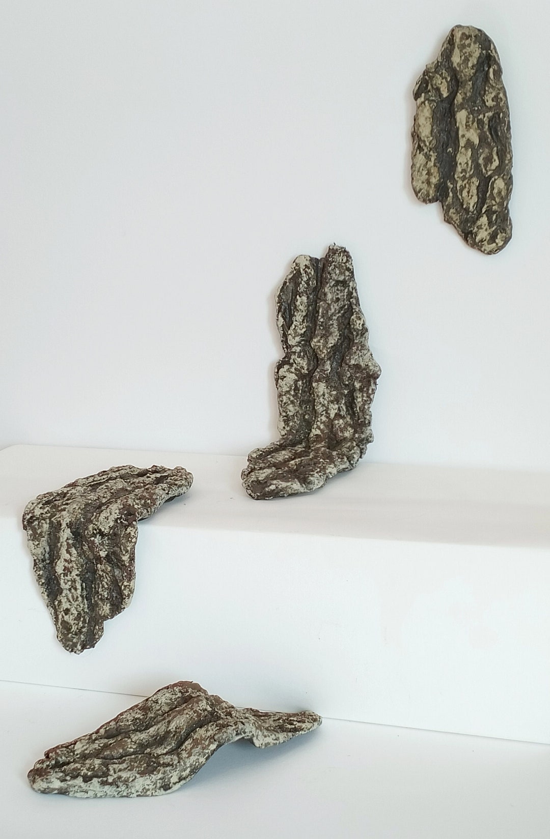 Bark Sculpture in Raw Clay, Biodegradable, Natural Artwork, Eco Art ...
