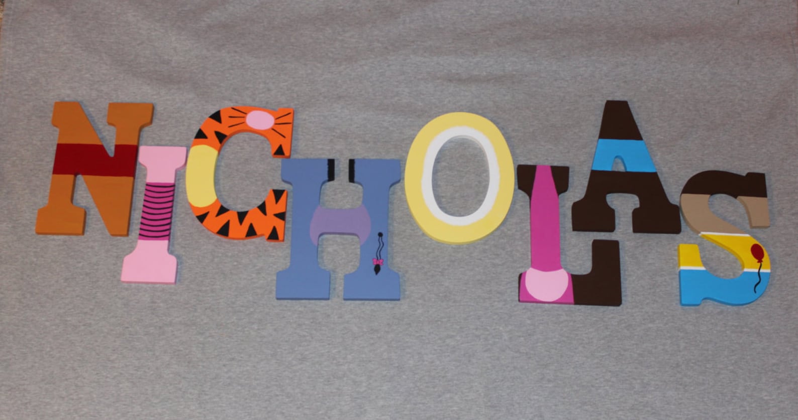 Winnie the Pooh Letters - Handpainted Custom Made - Nursery Decor ...