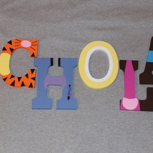 Winnie the Pooh Letters - Handpainted Custom Made - Nursery Decor ...