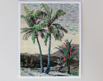 Palm tree string art | Etsy