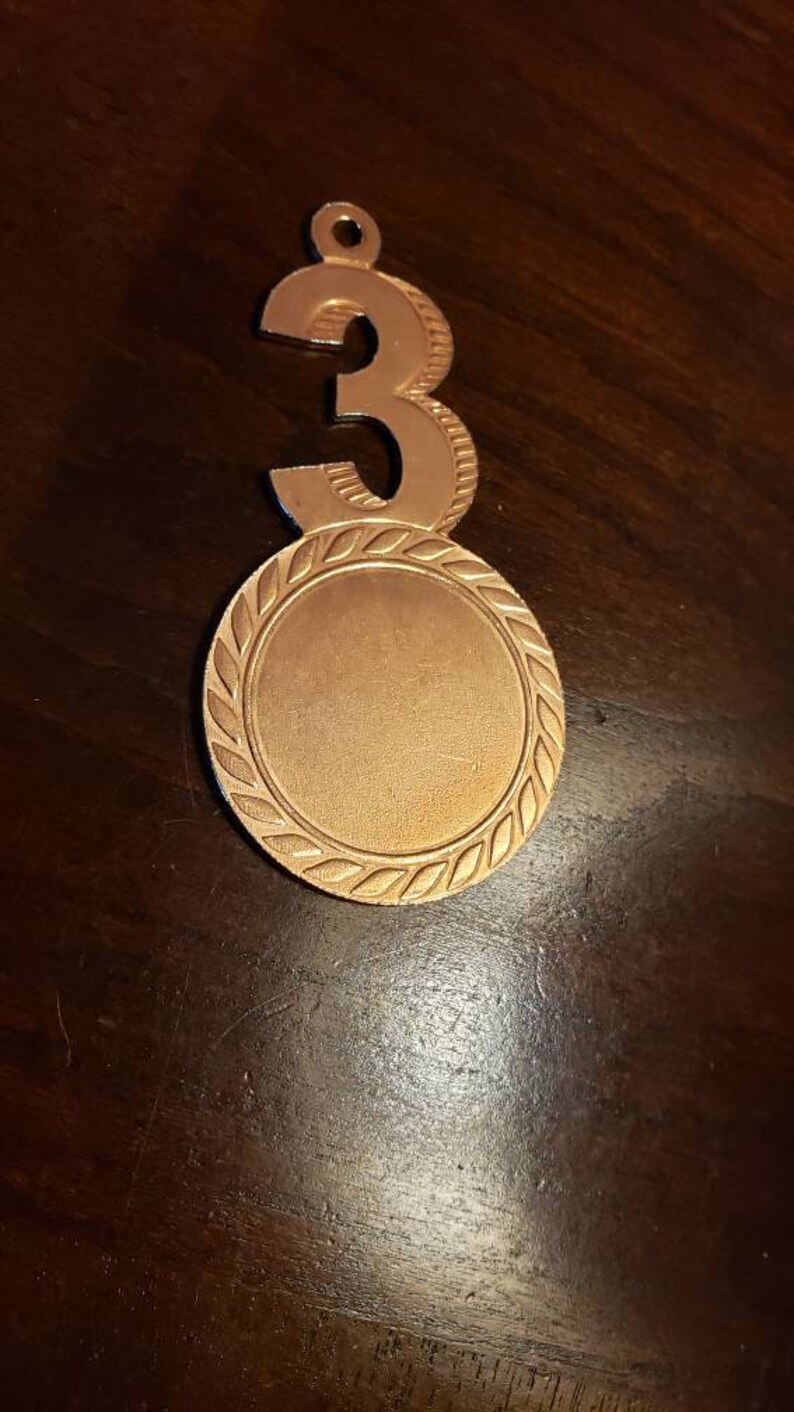 Number 3 Copper Tree Ornament - Etsy