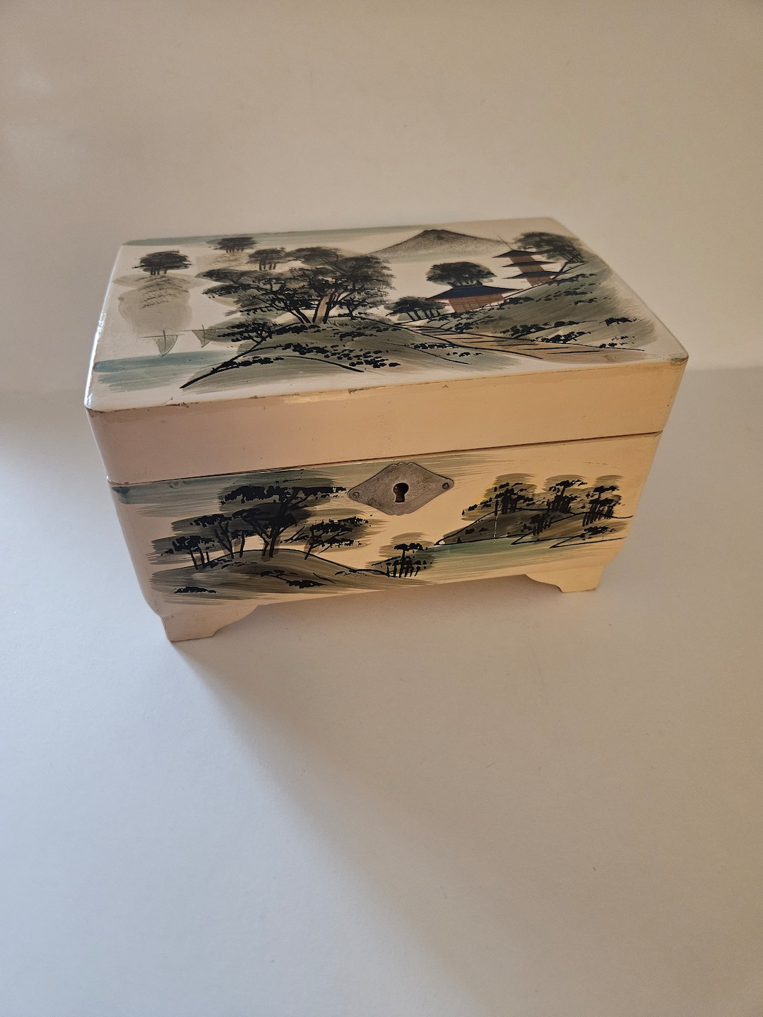 Vintage Japanese Music Box Plays March of the River Kuwai - Etsy