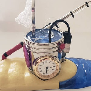 Fishing Rod and Bucket Miniature Clock - Etsy