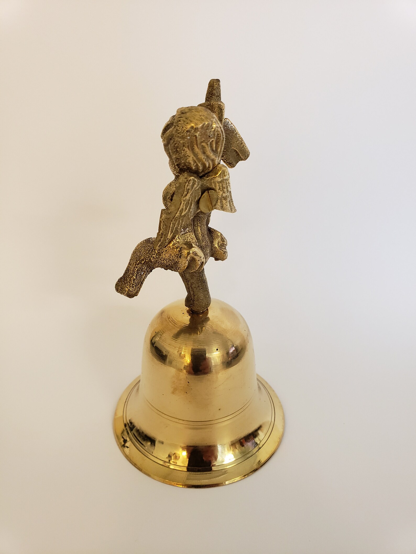 Brass Bell With Angel - Etsy
