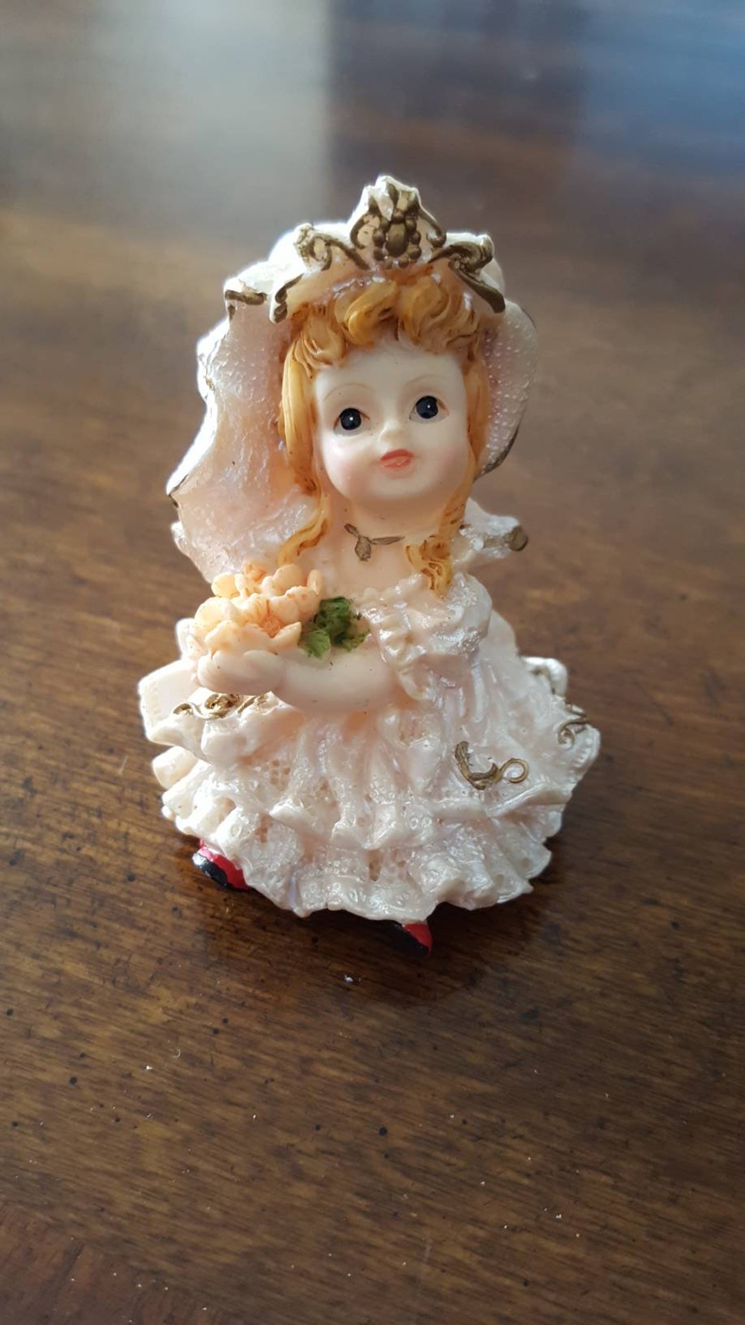 Miniature Hand Painted Little Girl Figurine - Etsy