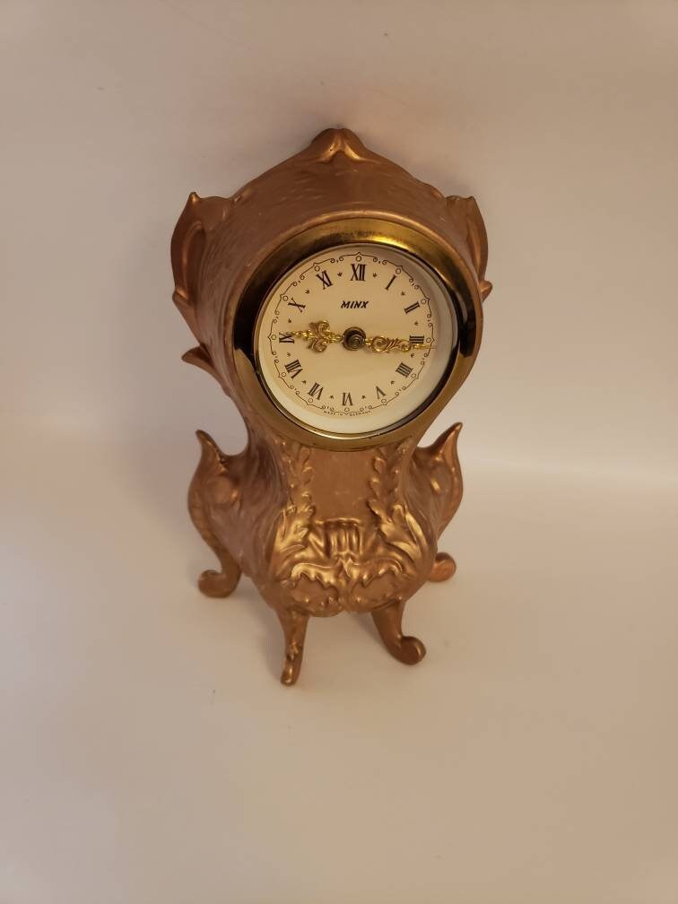 Vintage Minx Wind Up Clock Made In Germany Miniature | Etsy