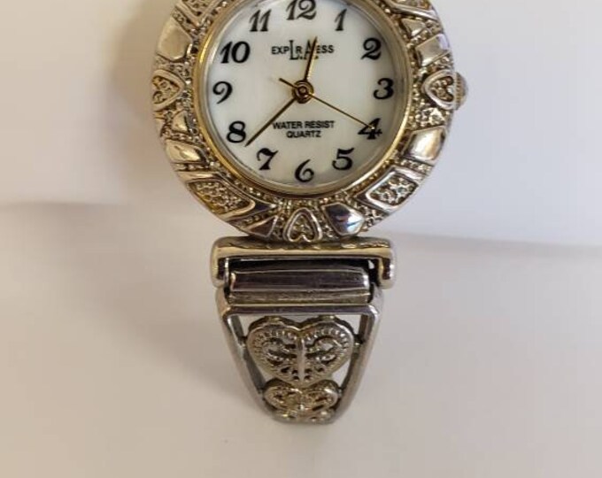 Explraess Silvertone Vintage Ladies Watch - Etsy