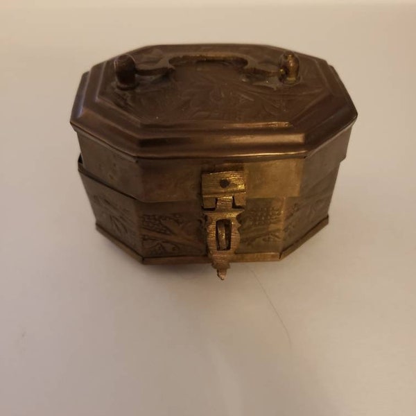 Brass Trinket Box - Etsy