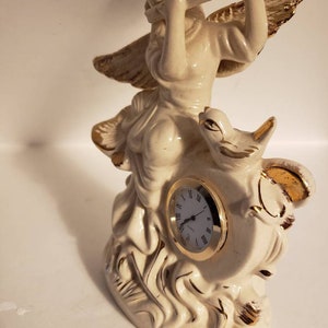 Porcelain Angel Clock - Etsy