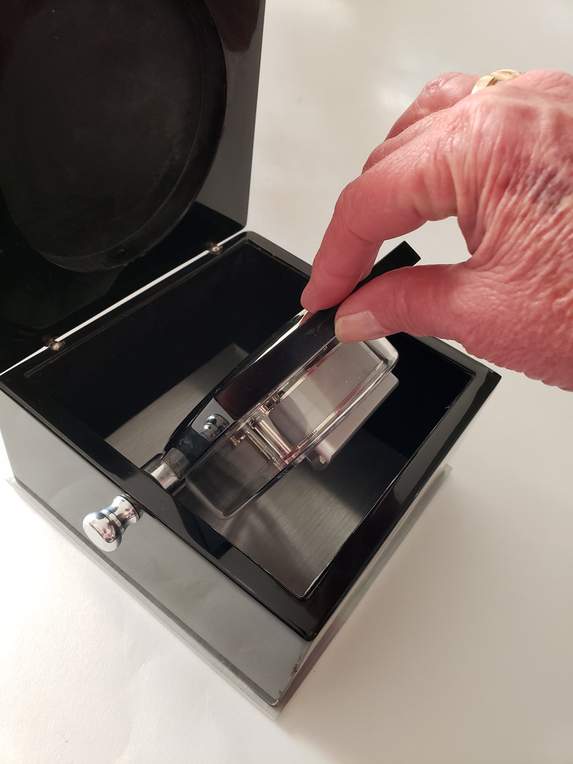 Clock in a Box - Etsy