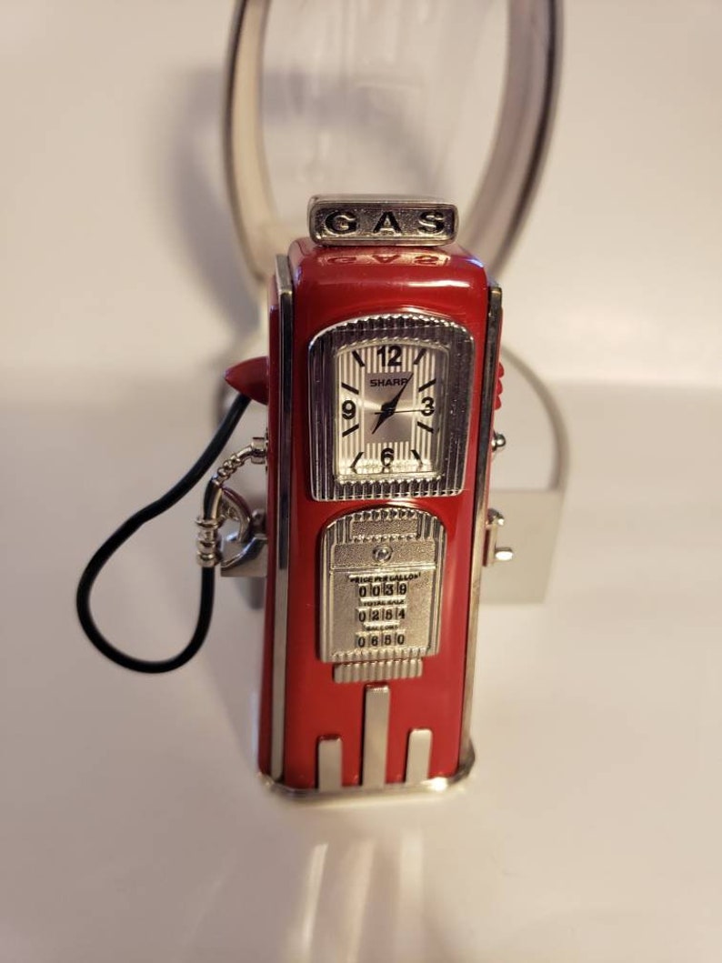 Sharp Collectible Gas Pump Miniature Quartz Clock - Etsy