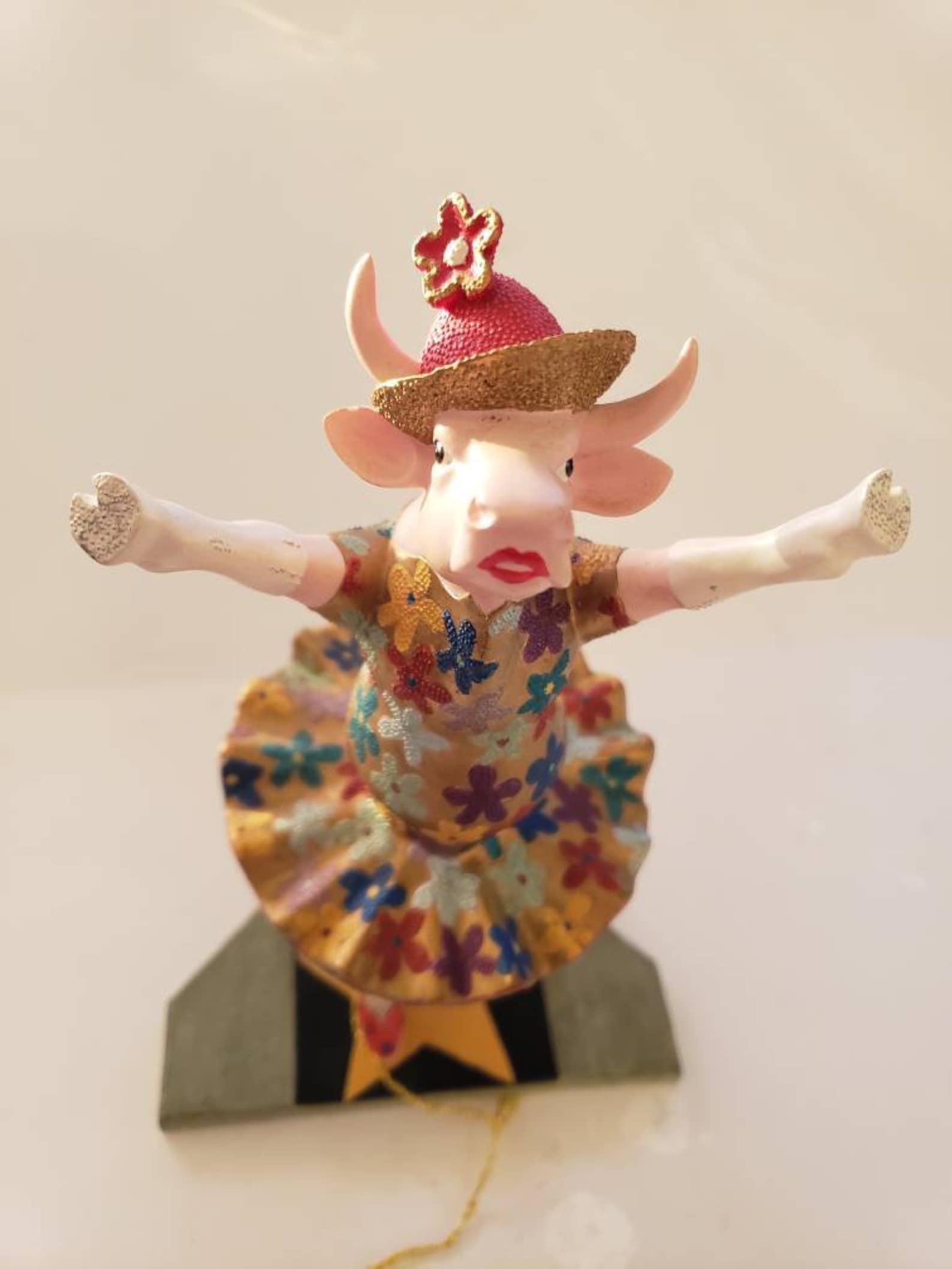 Cow Parade 2001 Dancing Diva Cow Figurine Collectible Statue - Etsy