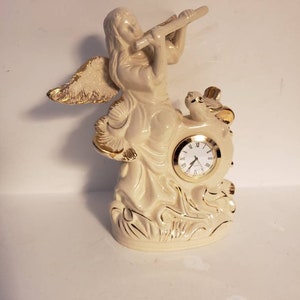 Porcelain Angel Clock - Etsy