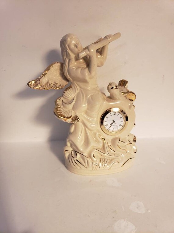 Porcelain Angel Clock - Etsy