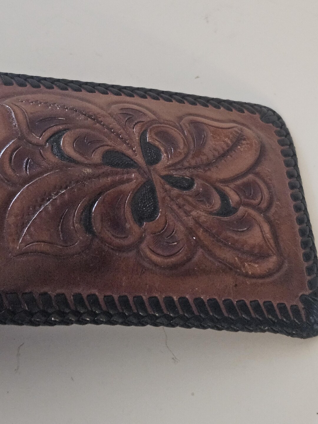 Vintage Hand Tooled Native American Wallet - Etsy