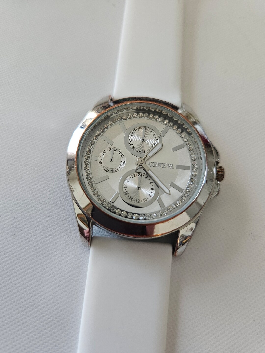 Geneva Large Face Ladies Watch - Etsy