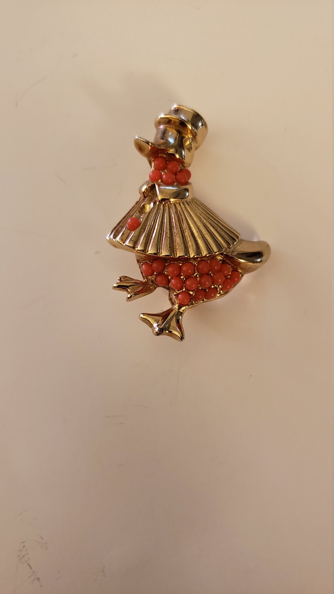 Very Cute Duck Brooche - Etsy