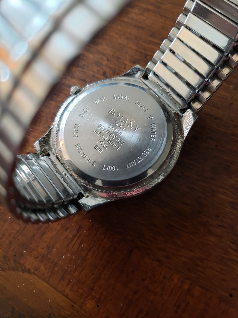 BOTANY 500 Mens Quartz Watch - Etsy