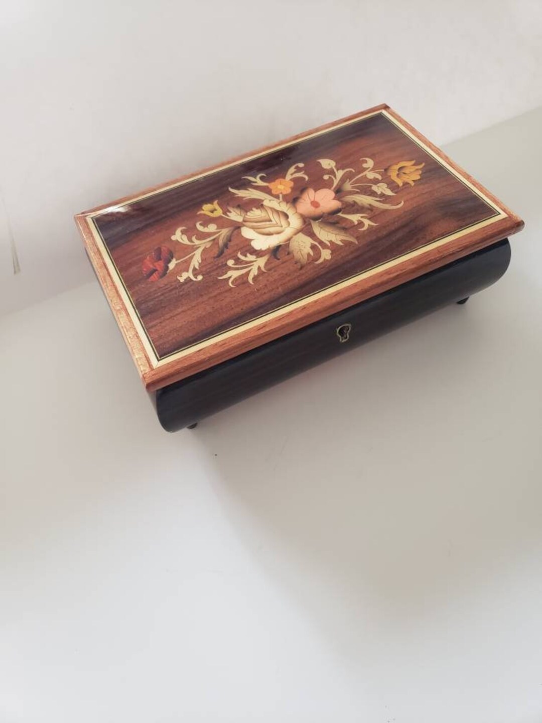 Reuge Music Box With Key Plays Blue Danube - Etsy