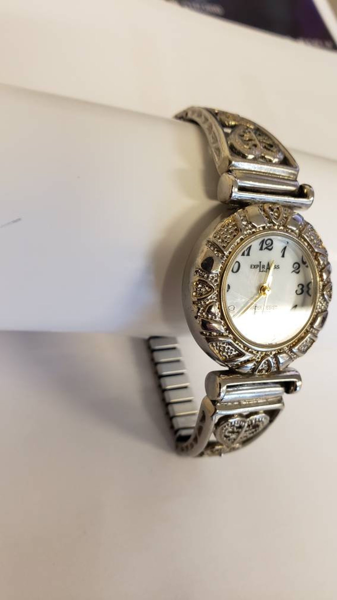 Explraess Silvertone Vintage Ladies Watch - Etsy