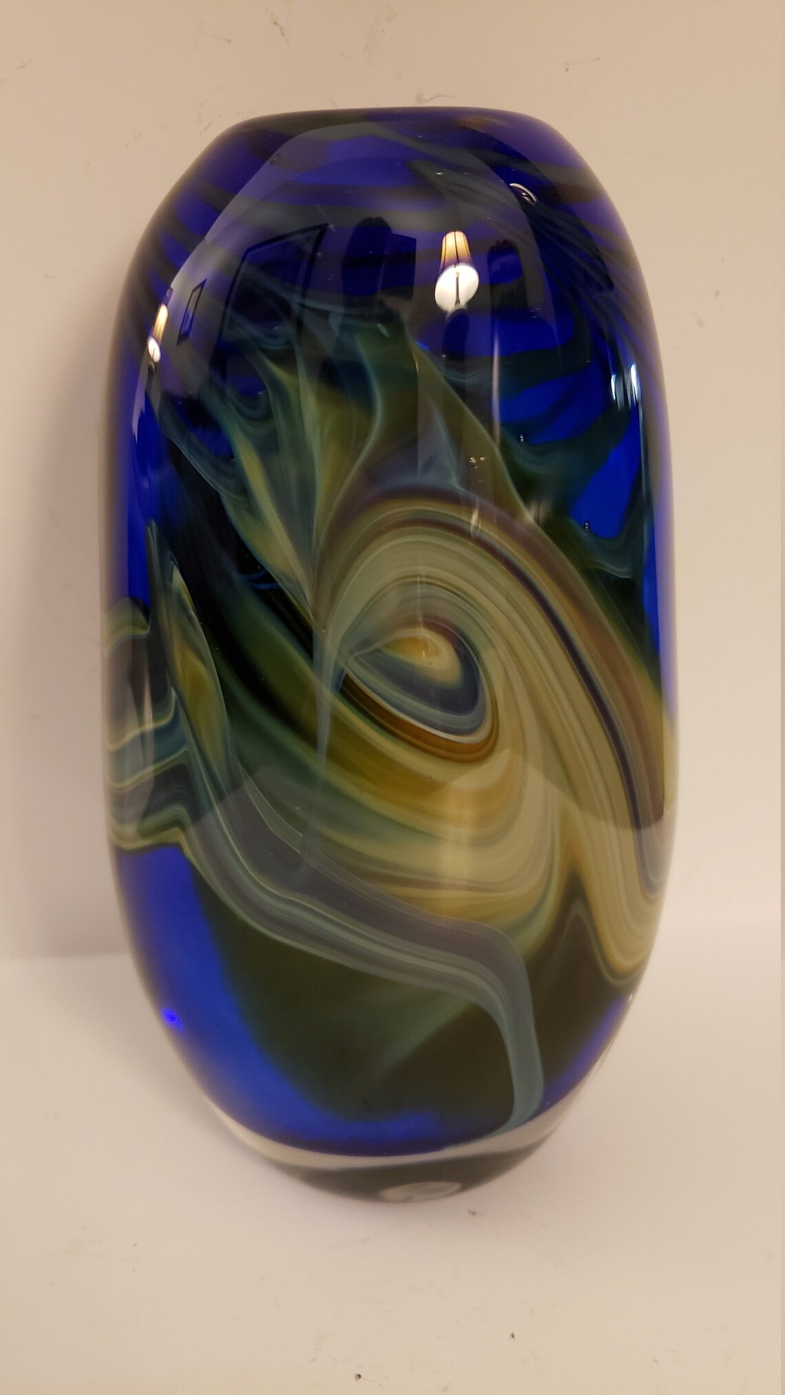 Ann Corcoran Signed Glass Vase | Etsy