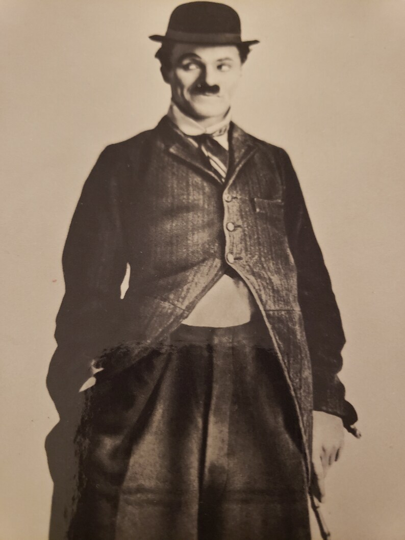 Charlie Chaplain Postcard | Etsy