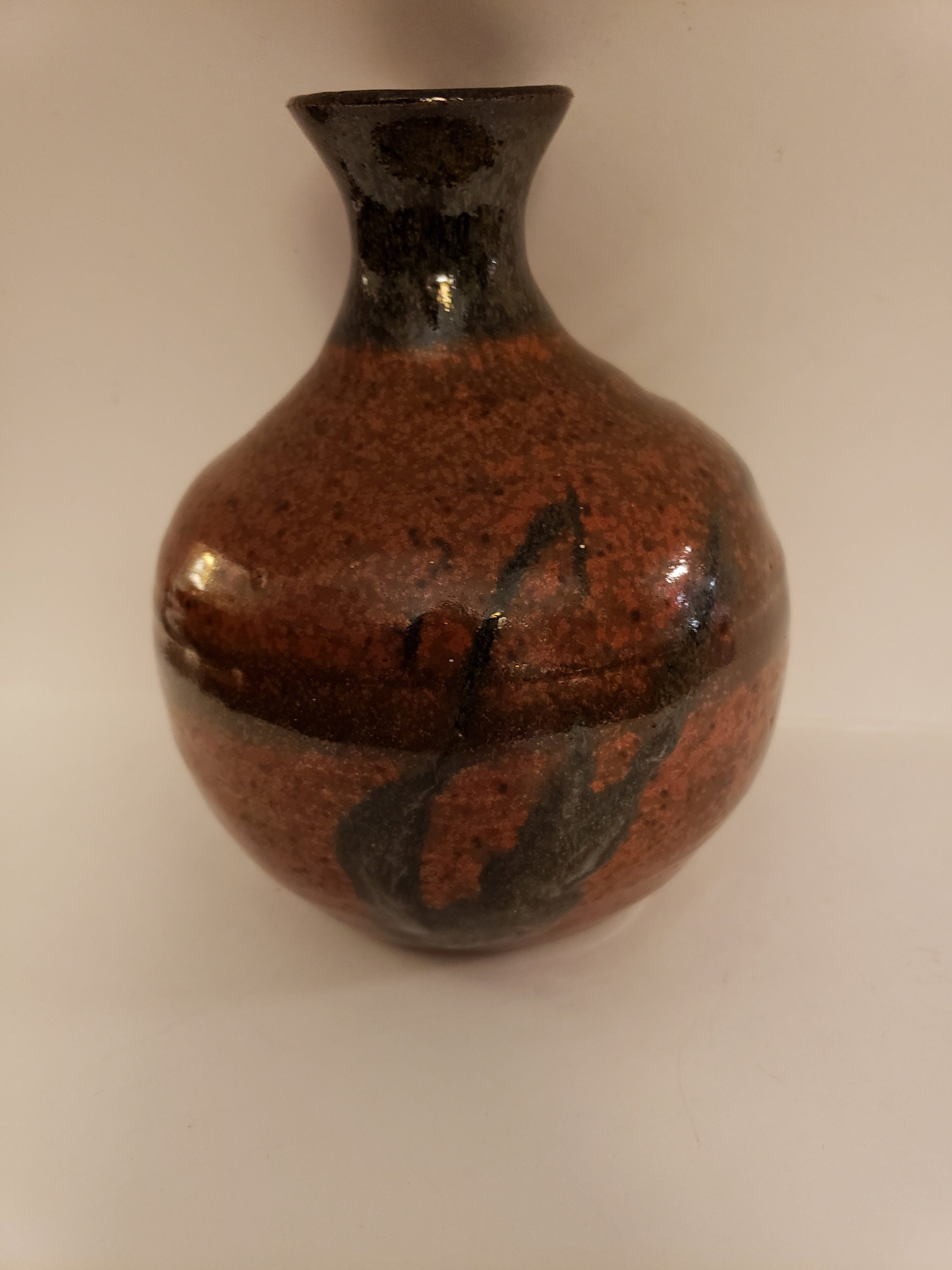 Pottery Vase Signed - Etsy