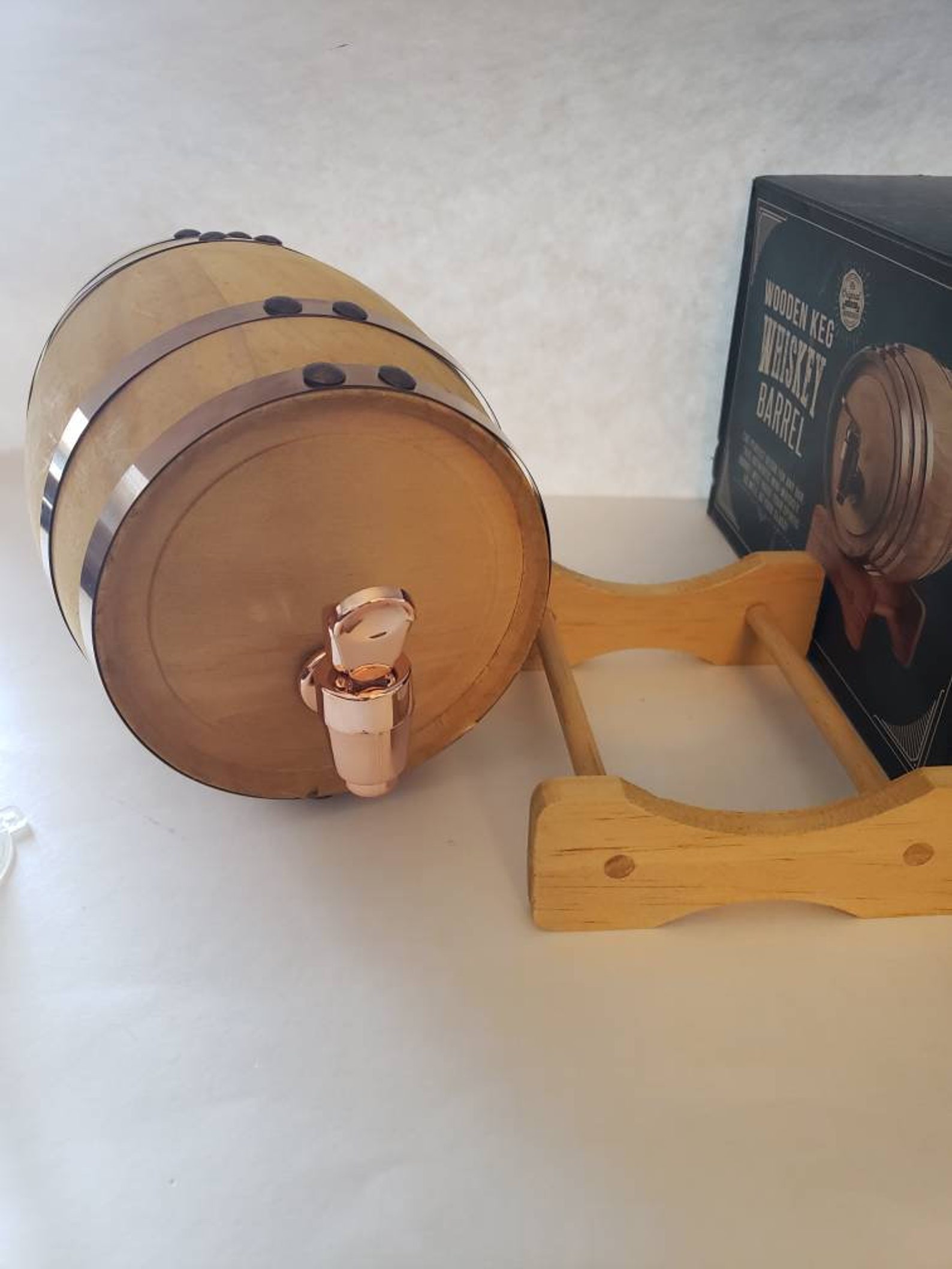 Wooden Keg Mini Whiskey the Original Fun Workshop Barrel Bar - Etsy