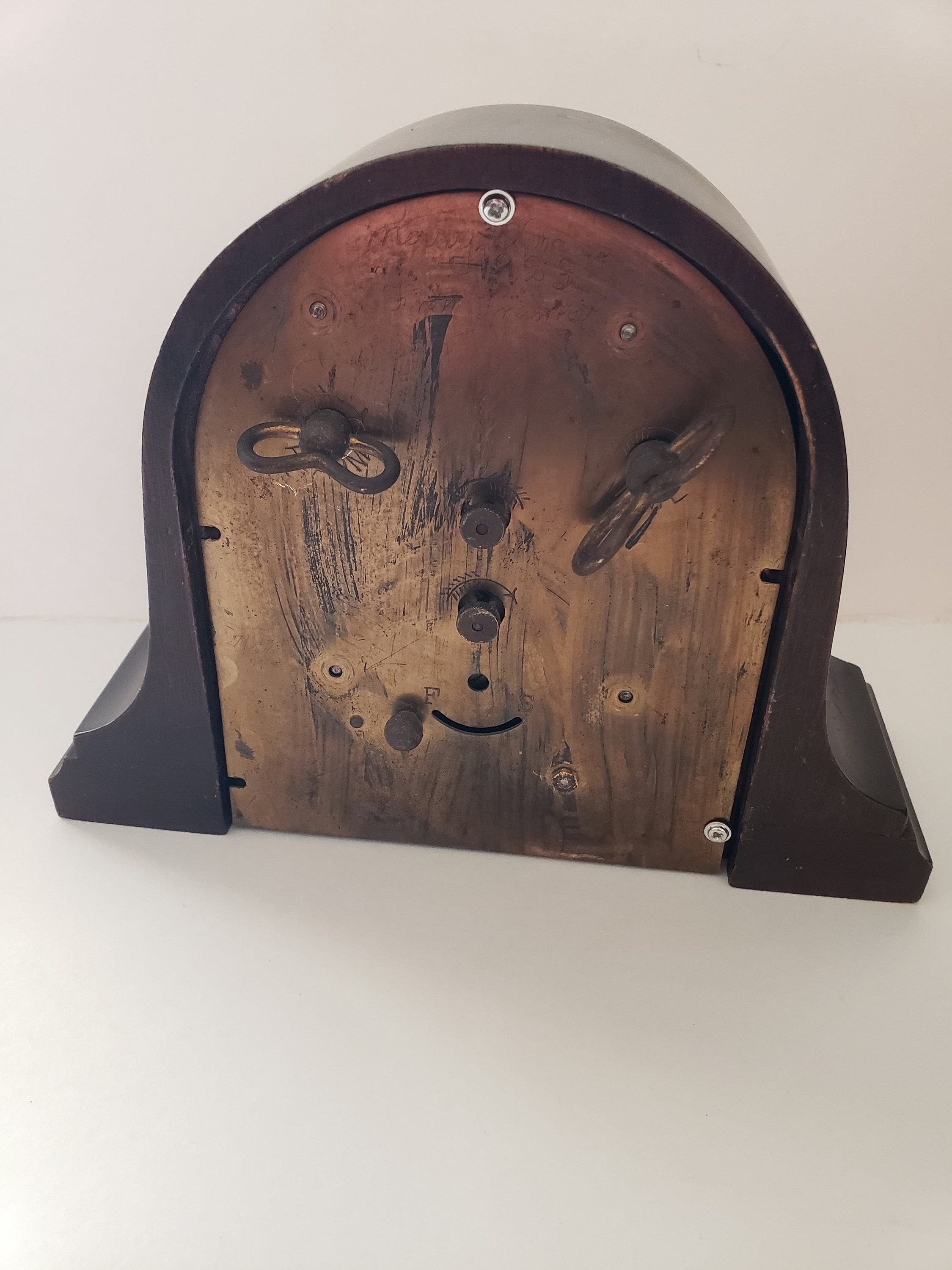 Vintage Ingraham Eight day mantel clock needs work | Etsy