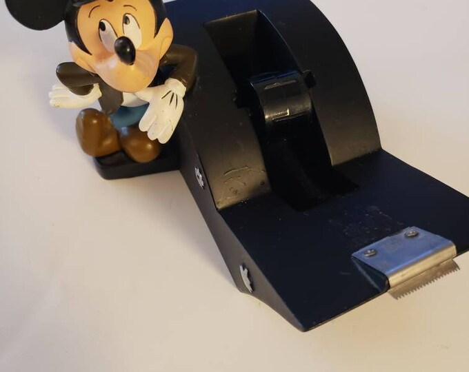Vintage Mickey Mouse Tape Dispenser - Etsy