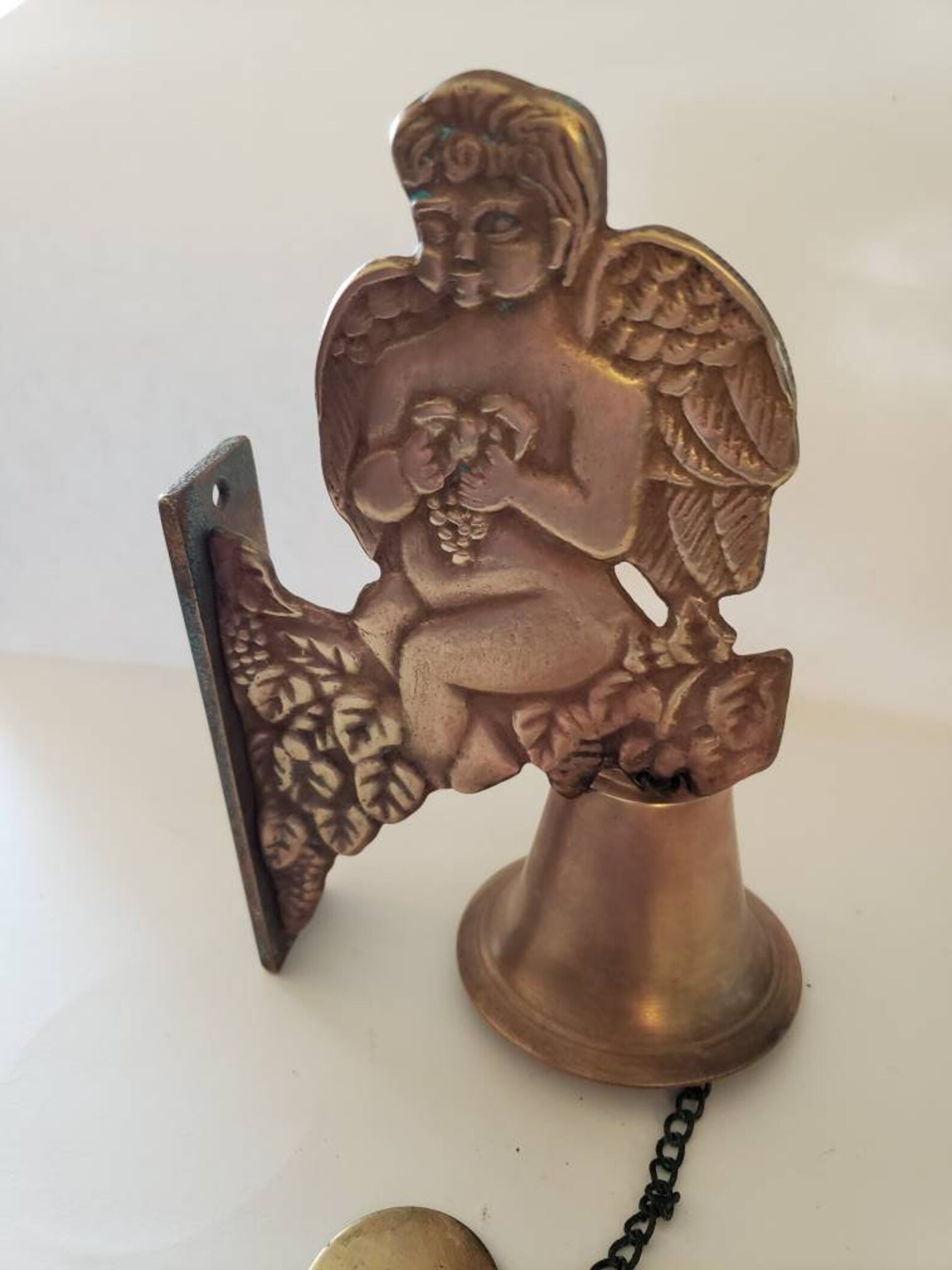 Angel Brass Wall Hanging Bell - Etsy