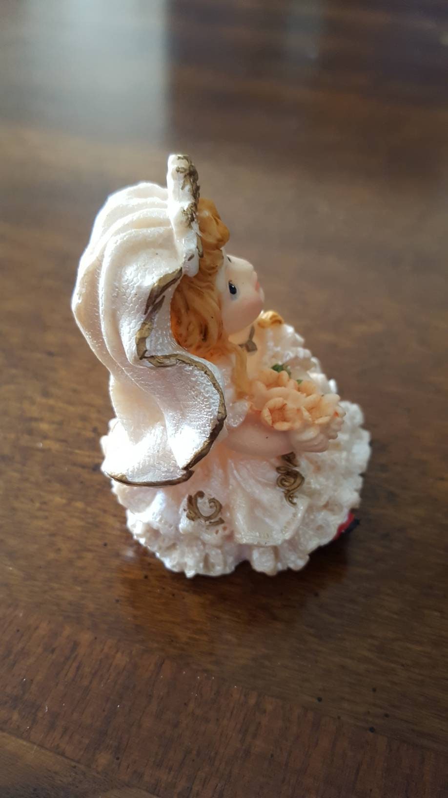 Miniature Hand Painted Little Girl Figurine | Etsy