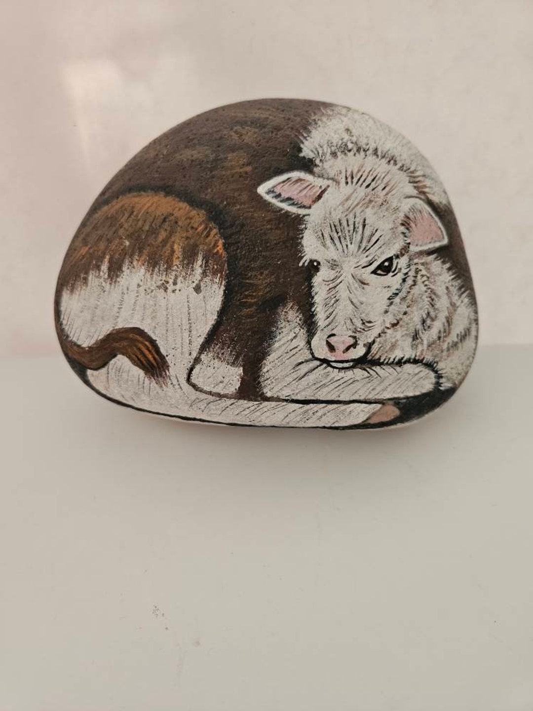 Pet Cow Rock or Door Stopper - Etsy