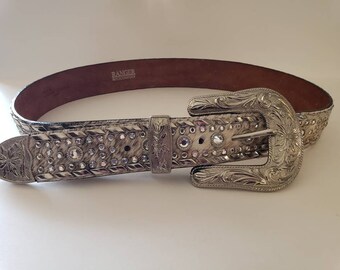 Western Ranger Belt - Etsy