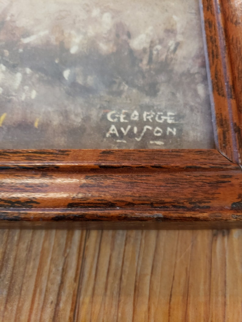 George Avison Landscape Vintage Print - Etsy