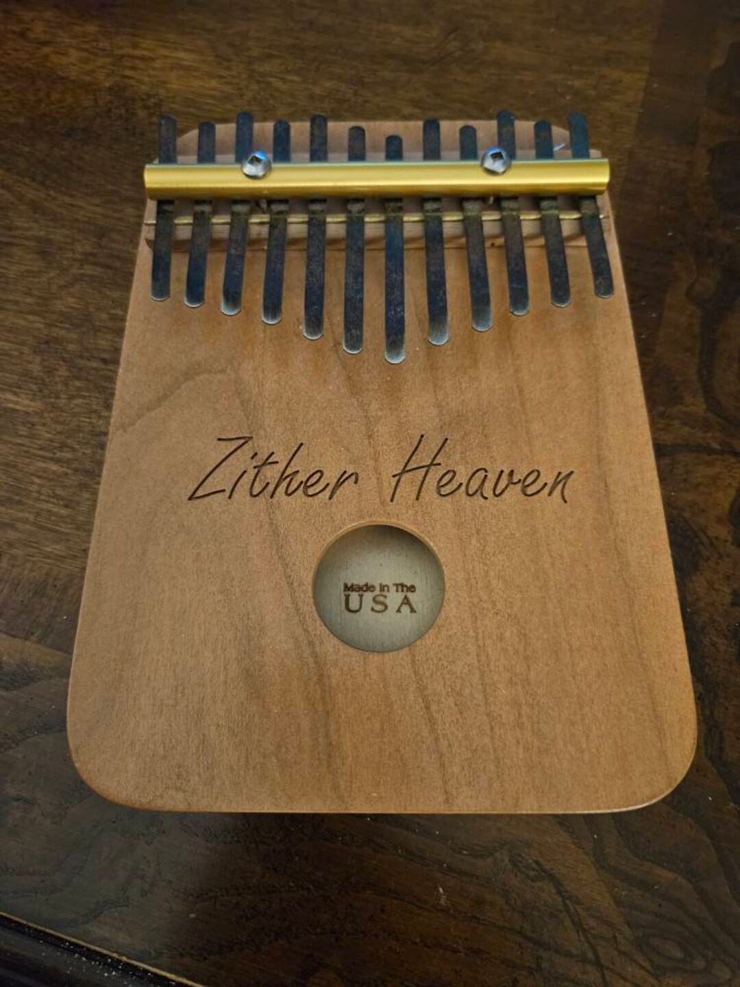 Zither Heaven Artisan Maple Wood 12 Note Thumb Piano - Etsy