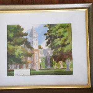 Original and Signed Watercolor Davis Gray - Etsy