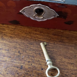 Vintage Box With Decorative Key - Etsy