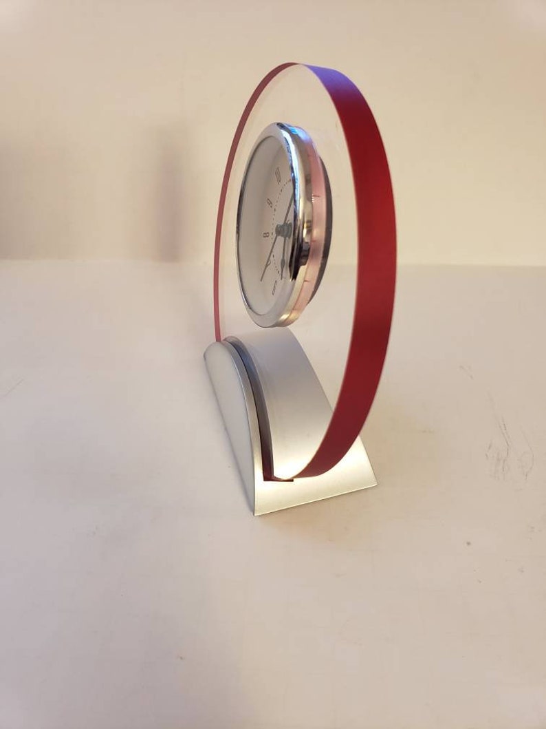 Clear Acrylic Quartz Desk or Table Clock - Etsy