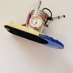 Fishing Rod and Bucket Miniature Clock - Etsy