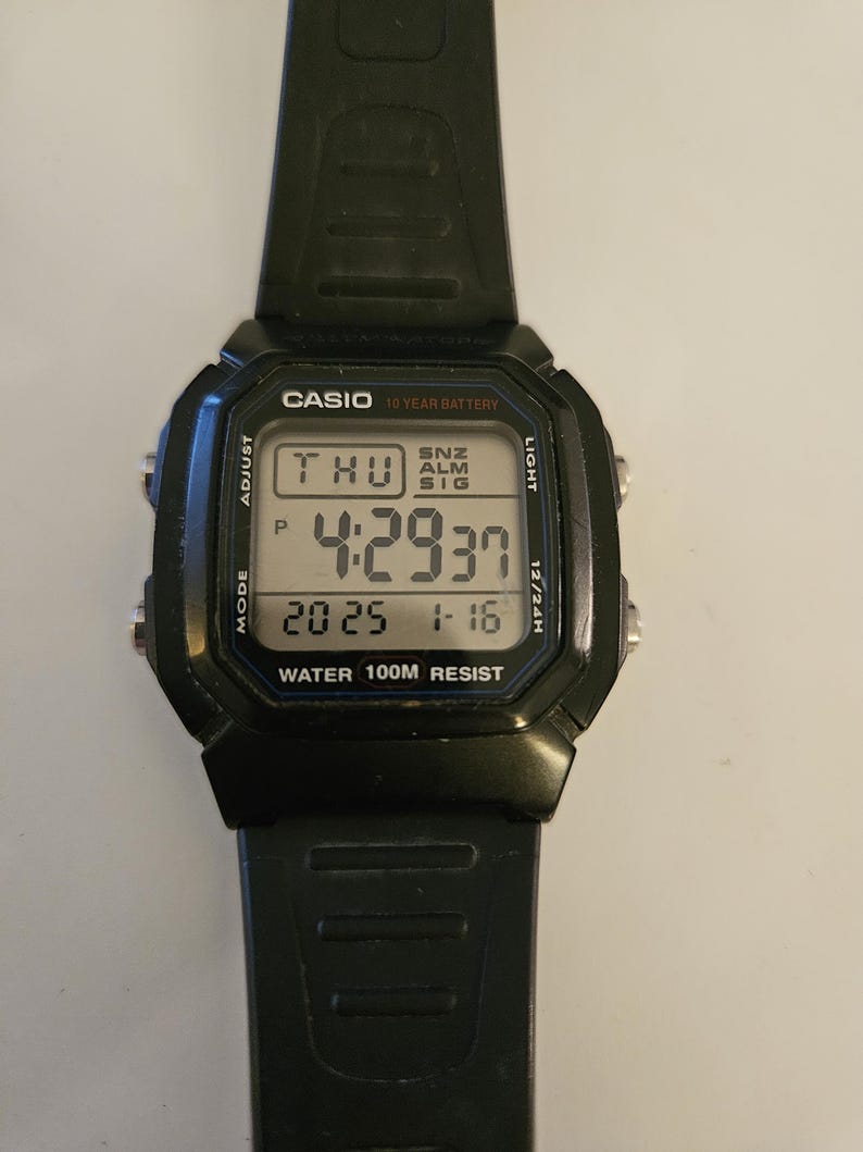 Casio Vintage W800HG Series | Men’s Digital Watch | 100 Meter - Etsy