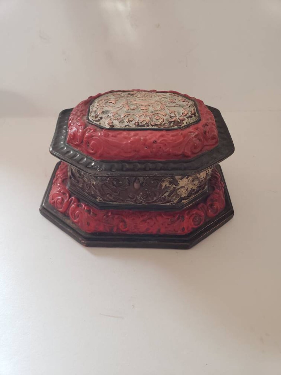 Vintage Copper Trinket Box - Etsy