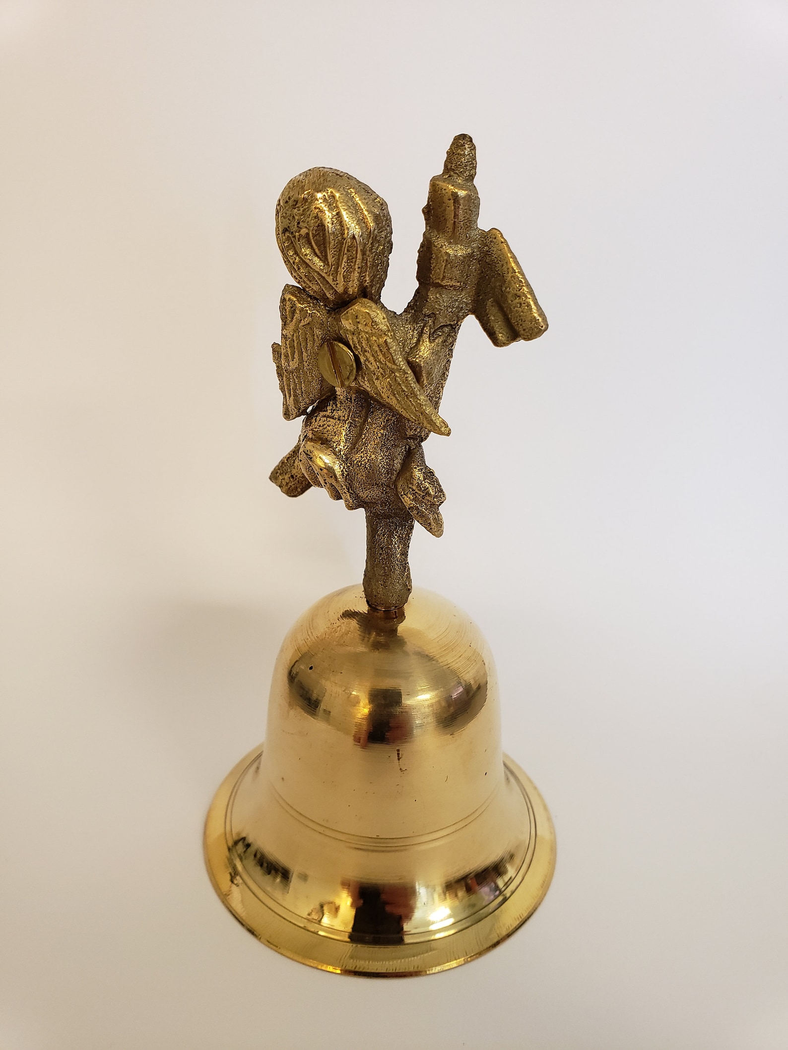 Brass Bell With Angel - Etsy