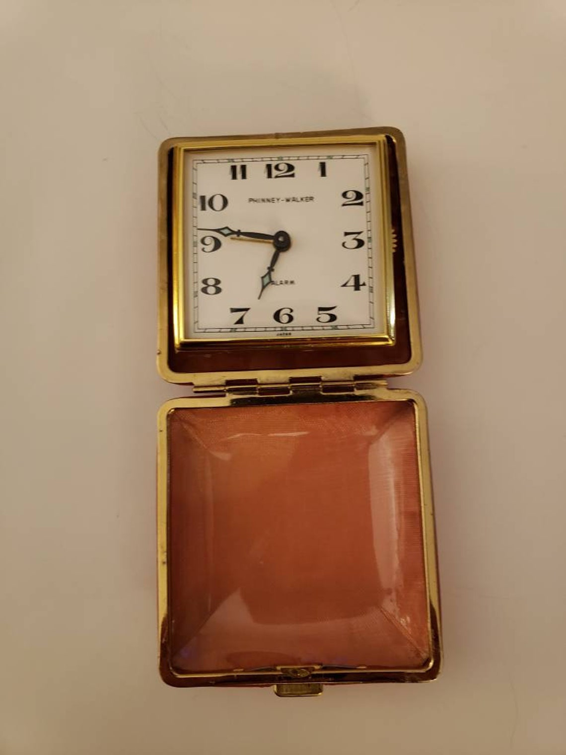 Vintage Phinney Walker Travel Alarm Clock | Etsy