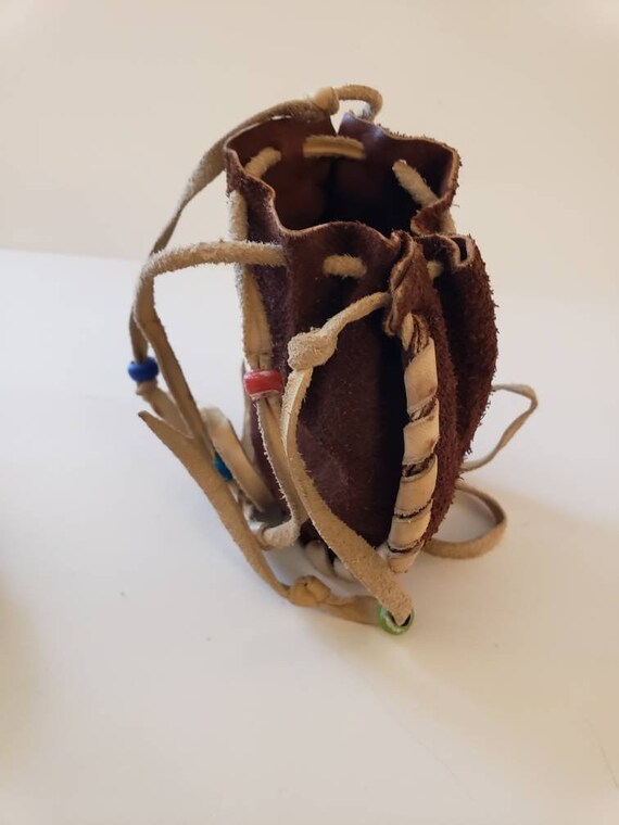 Native American hand made pouch - Gem