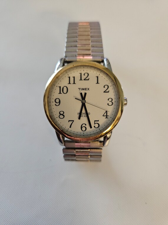 Timex Indiglo Rotating Compass Bezel Quartz Watch - Gem