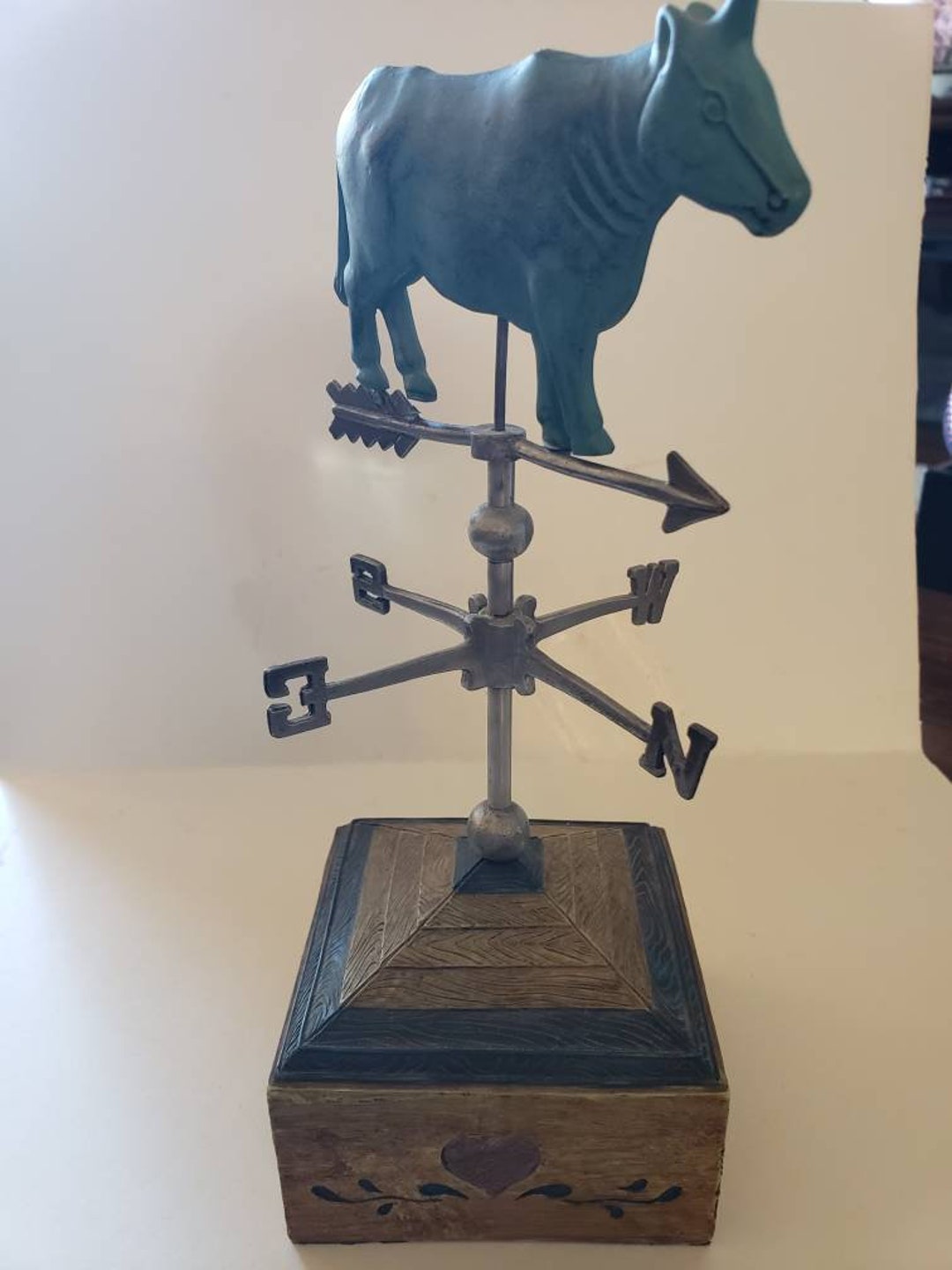 OTAGIRI Rare Weather Vane Rotating Music Box Plays Home on the Range - Etsy