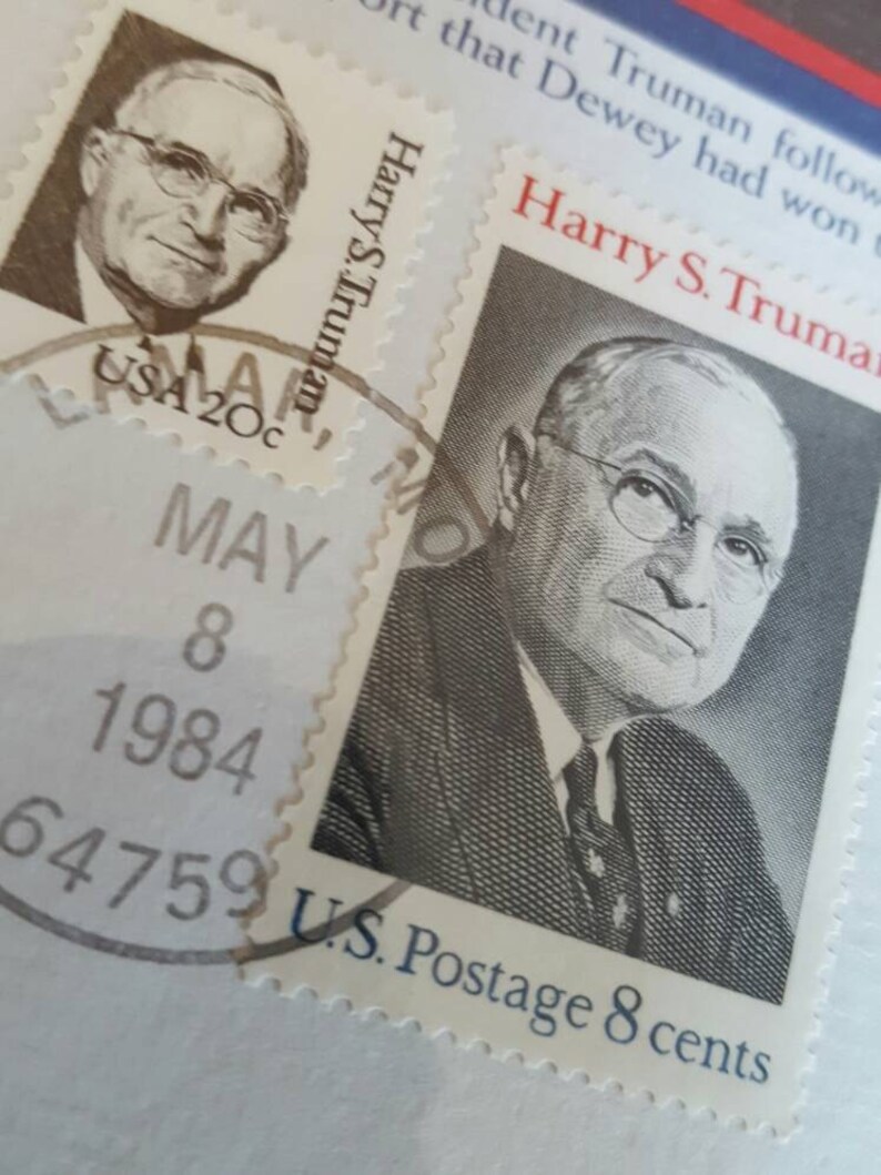 Postal Commemorative Society Harry S Truman 100th | Etsy