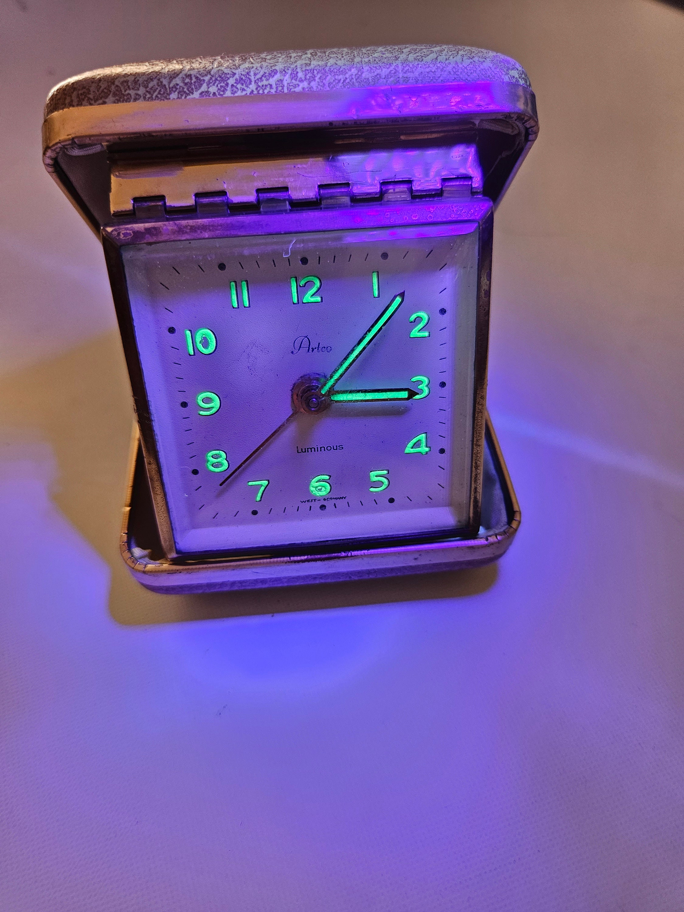 Arco Travel Alarm Clock West Germany - Etsy