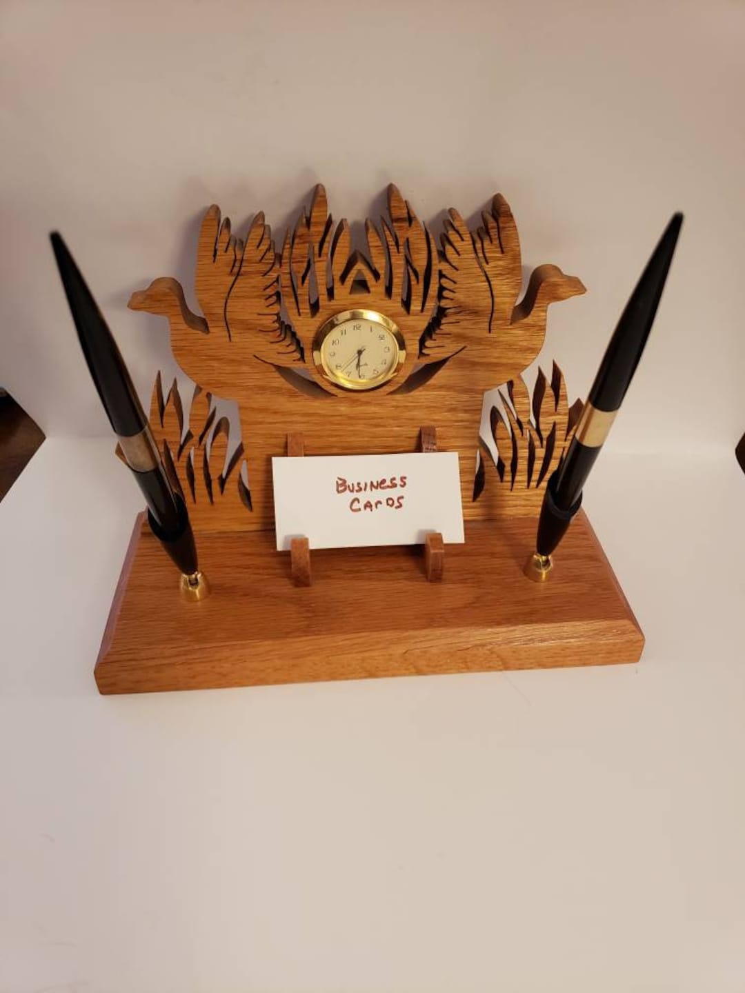 Red Oak Desk Set - Etsy